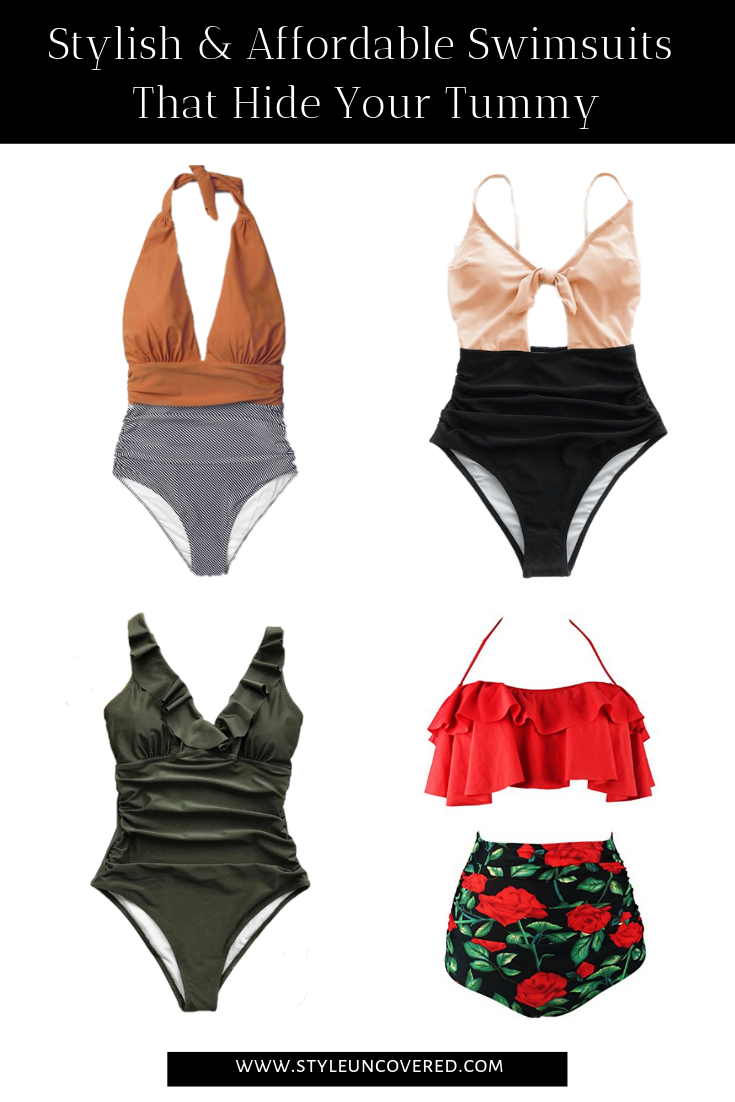 Stylish Affordable Bathing Suits That Hide Your Tummy – Style Uncovered